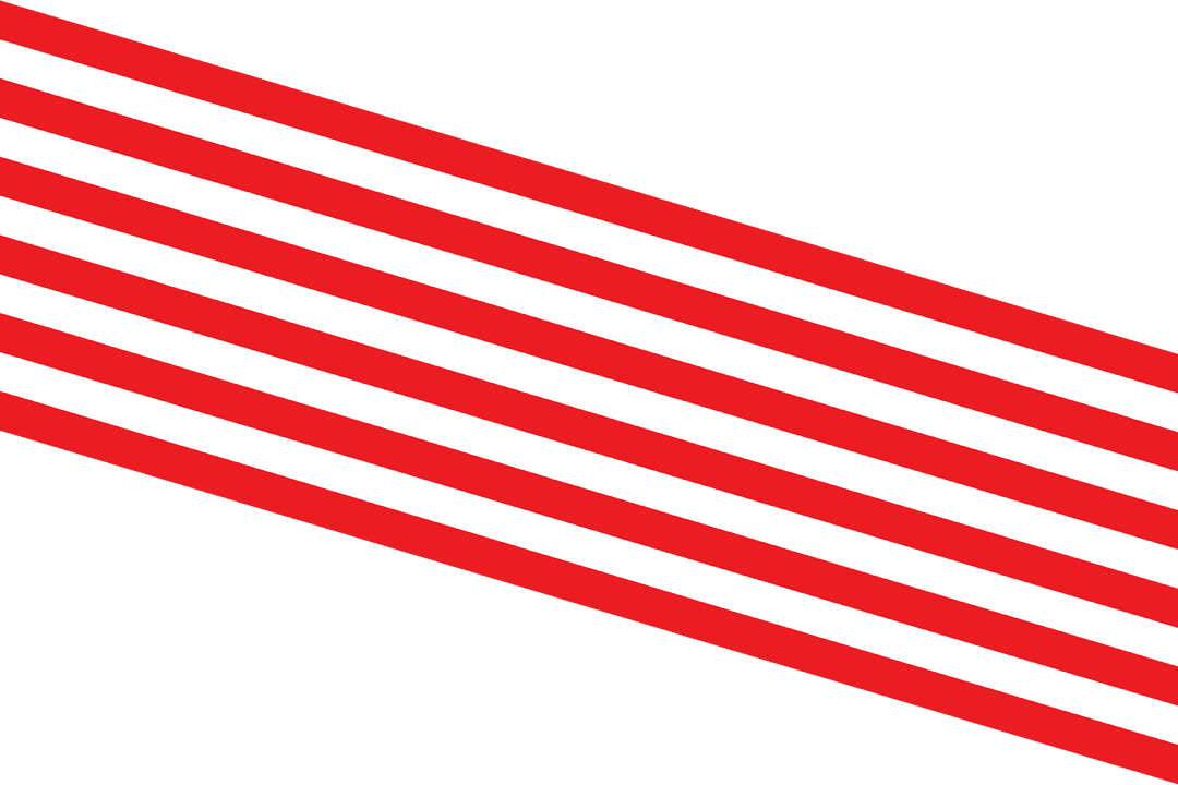 Diagonal Red and White Stripes on Transparent Background