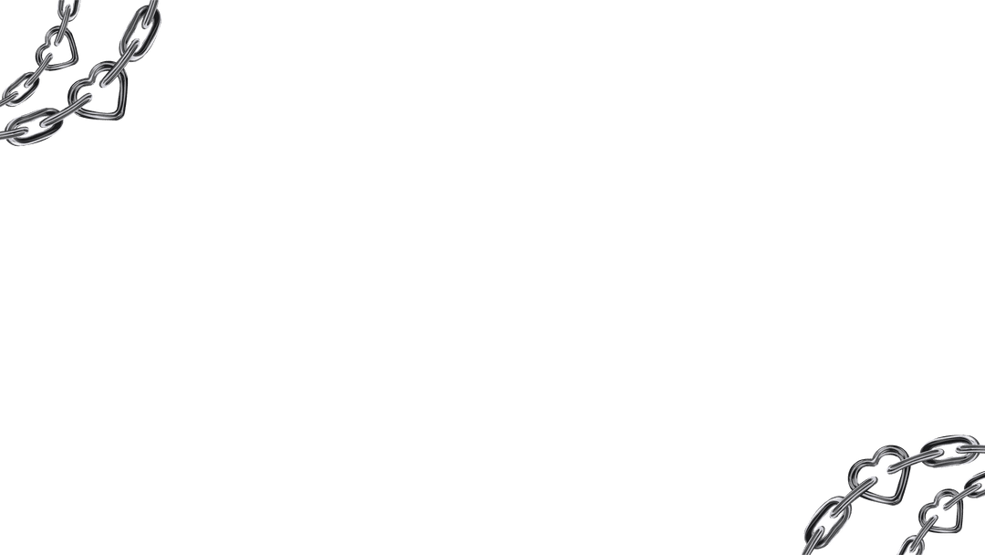 Industrial Silver Chain Corners 3D Render on Transparent Background ...