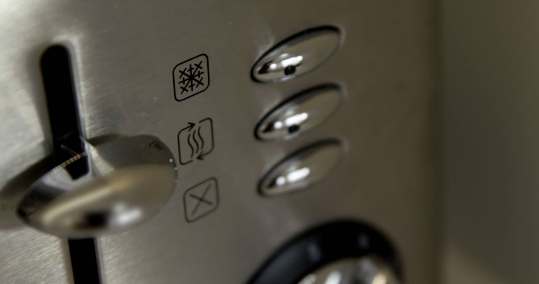 Close-Up of Toaster with Control Buttons in Modern Kitchen - Free Stock ...