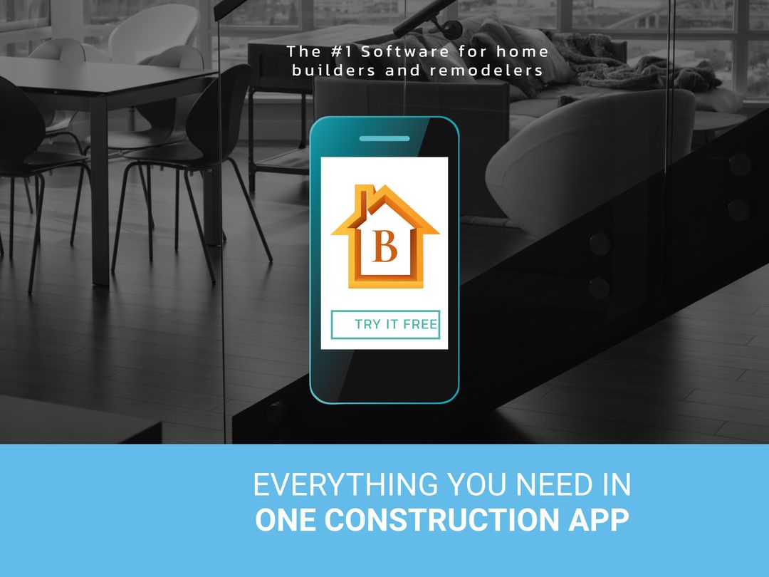 Construction Management App Advertisement Highlighting Efficiency