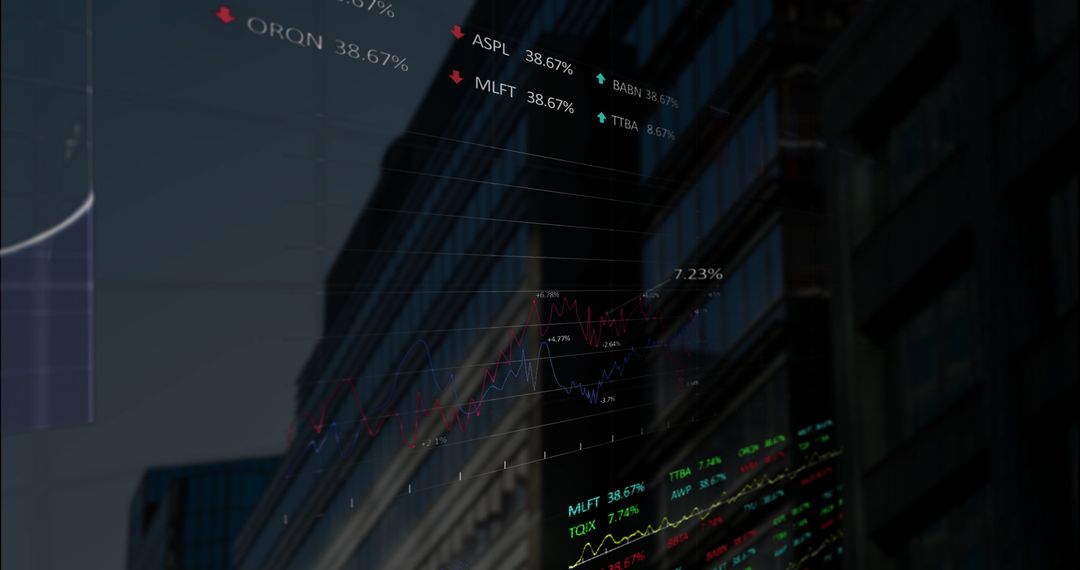 Data visualizations against urban architecture - Free Stock Photo ...