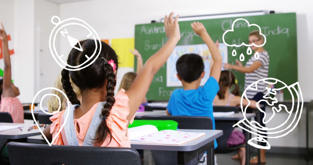 Schoolchildren Learning in Interactive Classroom Environment