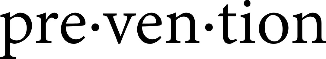 Prevention Text PNG on Transparent Background