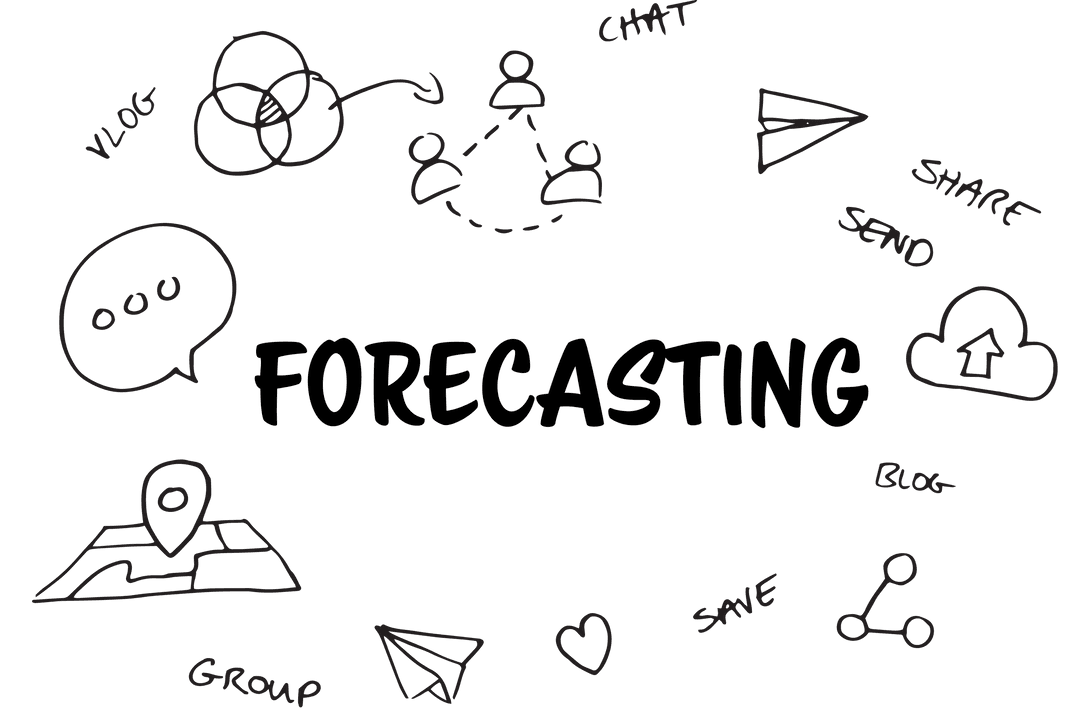 Forecasting Icons Over Transparent Background with Future Concepts ...