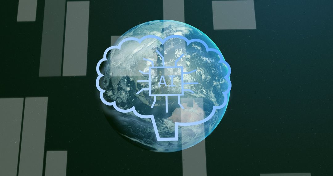 Global AI Concept with Digital Interface Earth Mapping - Free Stock ...