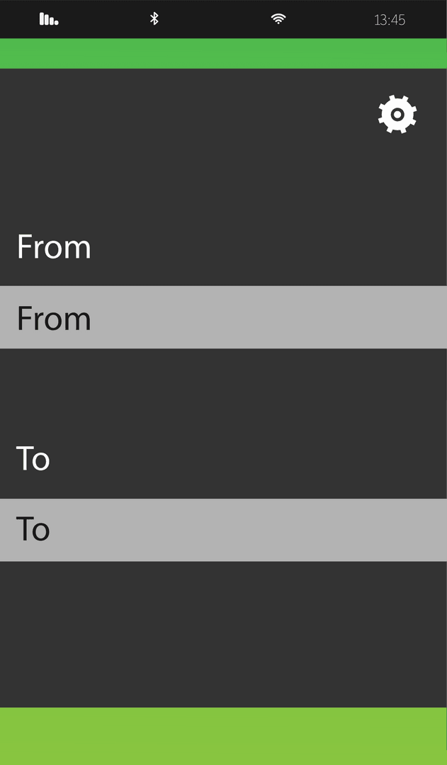 Transparent UI Illustration for Messaging App Design Concept